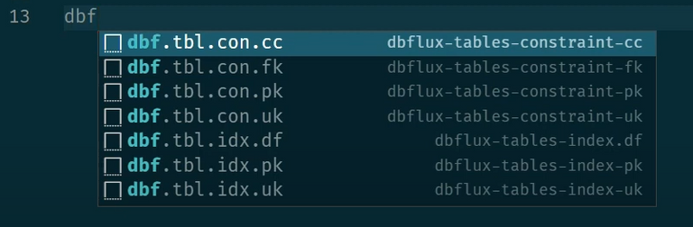 Create Database Objects - dbFlux (2/9) - micodify