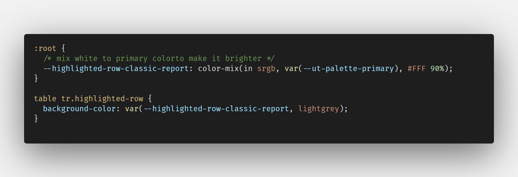 Highlight current row - micodify Highlight current row - micodify